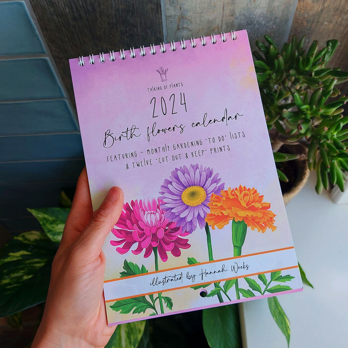 Flower-Filled Days: Why You Need a Floral Wall Calendar – Talking of Plants