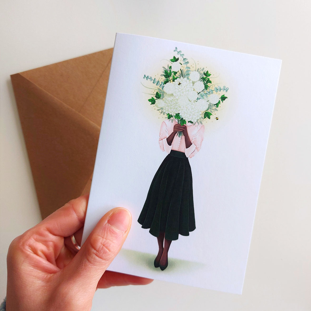 Blossom Flower People Greetings Card – Talking of Plants